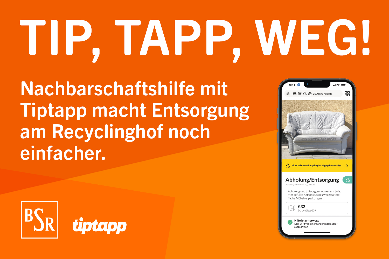 BSR und Tiptapp starten Kooperation - RECYCLING magazin