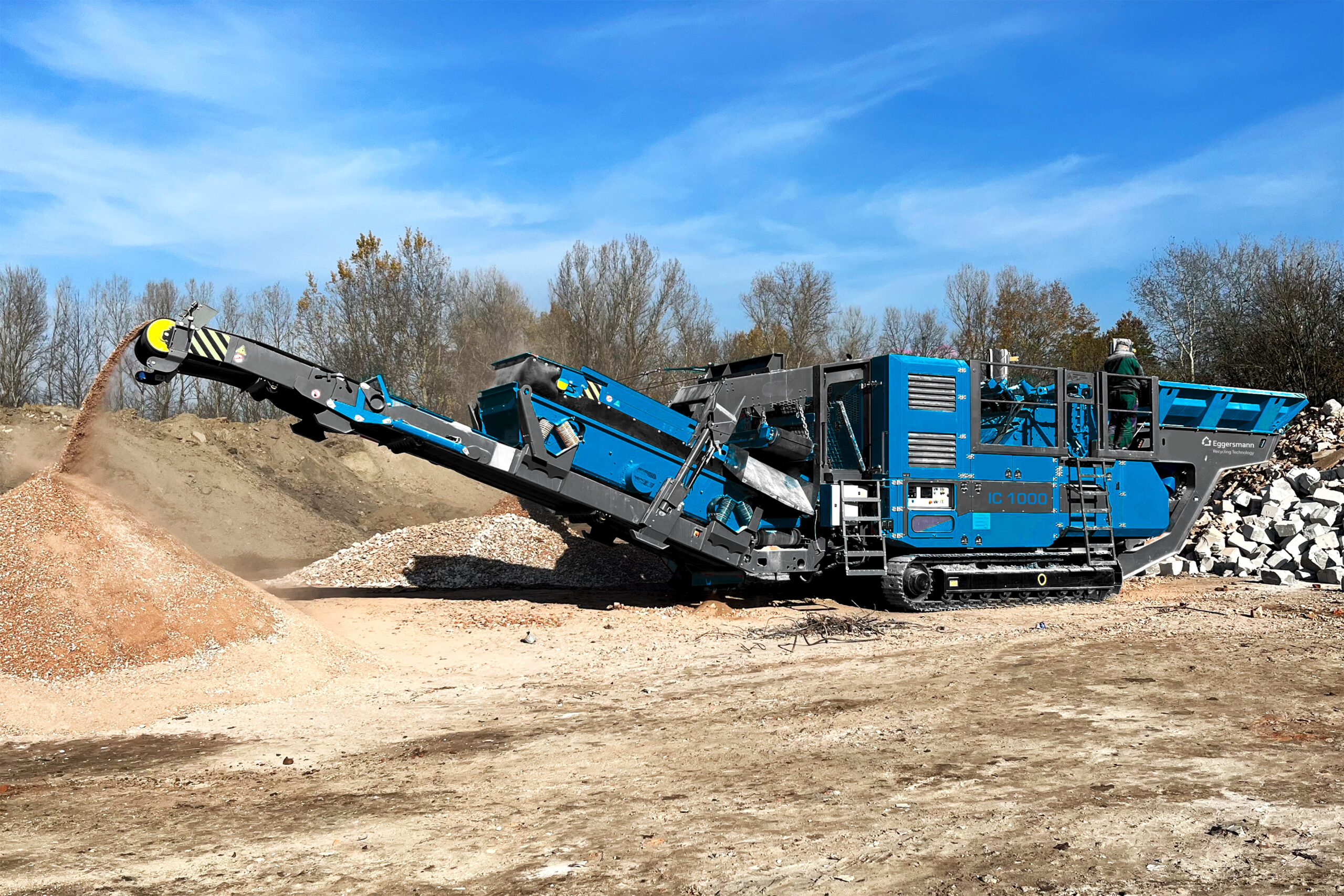 Prallbrecher für mobile Bauschuttaufbereitung - RECYCLING magazin